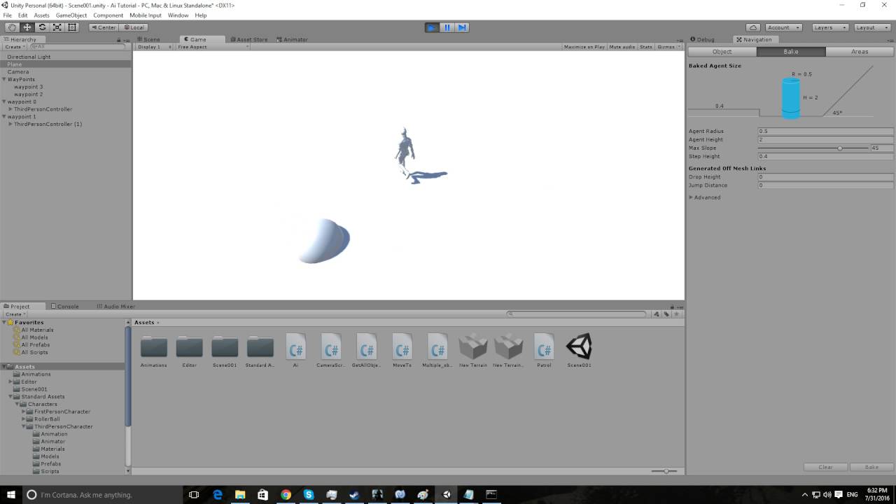 Trying to make the unity docs examples of waypoints but it's not working good, How can i fix it ...