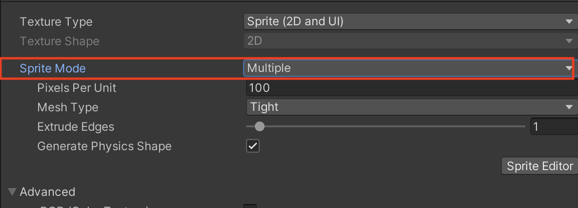 Sprite.Create() - Is SpriteMode = Single possible at runtime with API? - Unity Engine - Unity ...