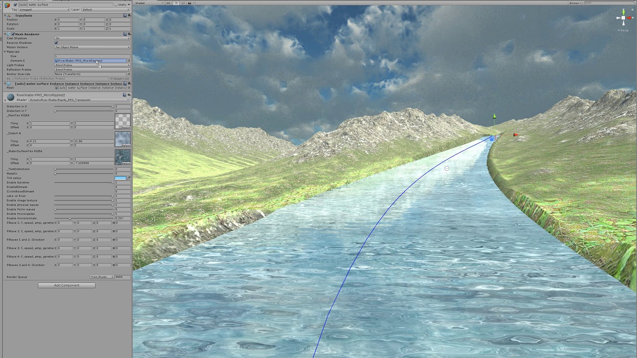 [WIP] RiverMaker - editable, automatic, animated rivers on Unity ...
