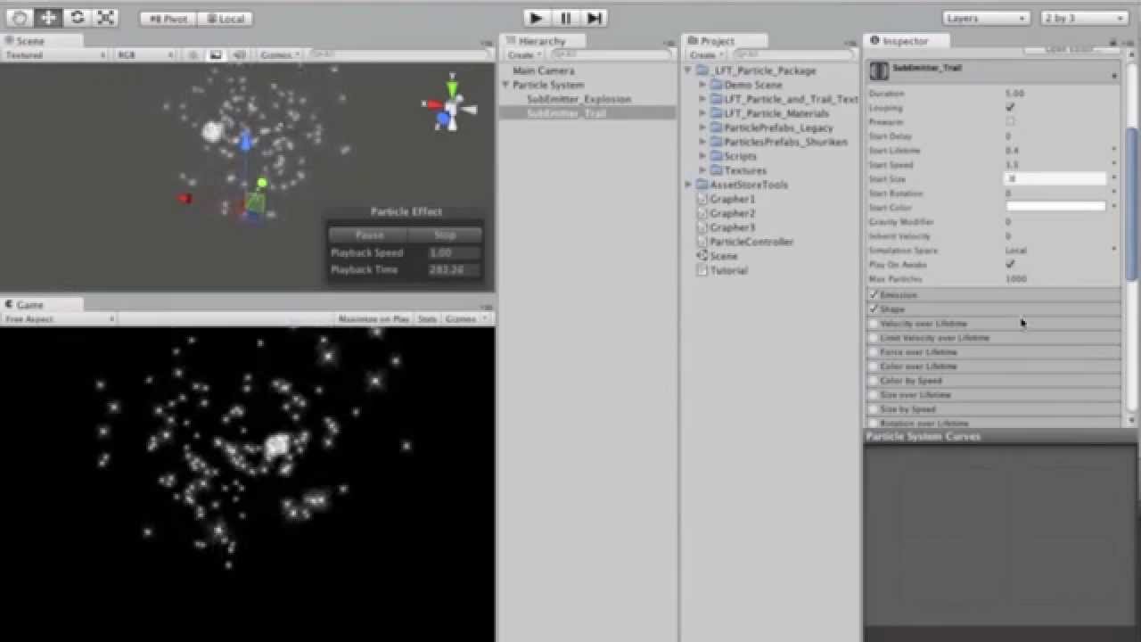 Generic Unitypackage With Shuriken Particle Sample News And General Discussion Unity Discussions