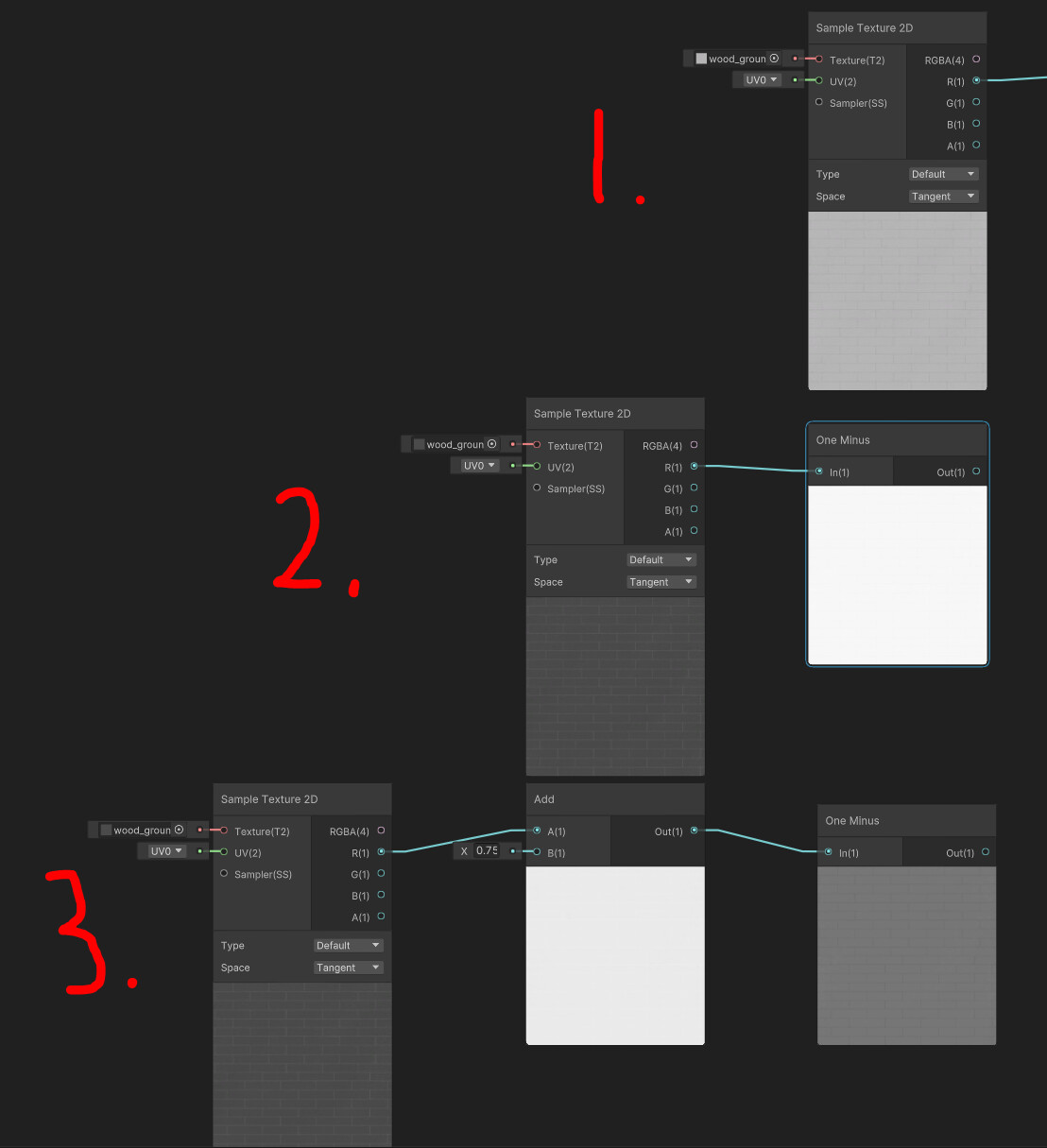Can't invert color properly by One Minus node - Unity Engine - Unity Discussions