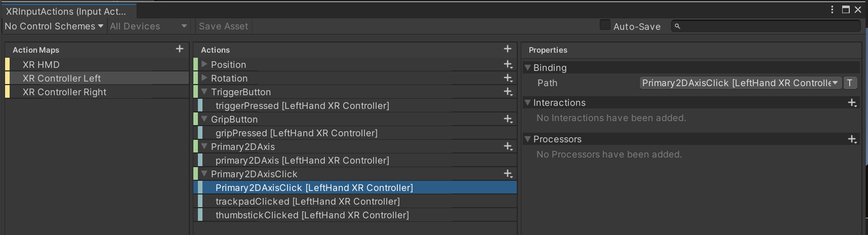 Input System: Correct bindings for Oculus controller 'thumbstick' input? - Unity Engine - Unity ...
