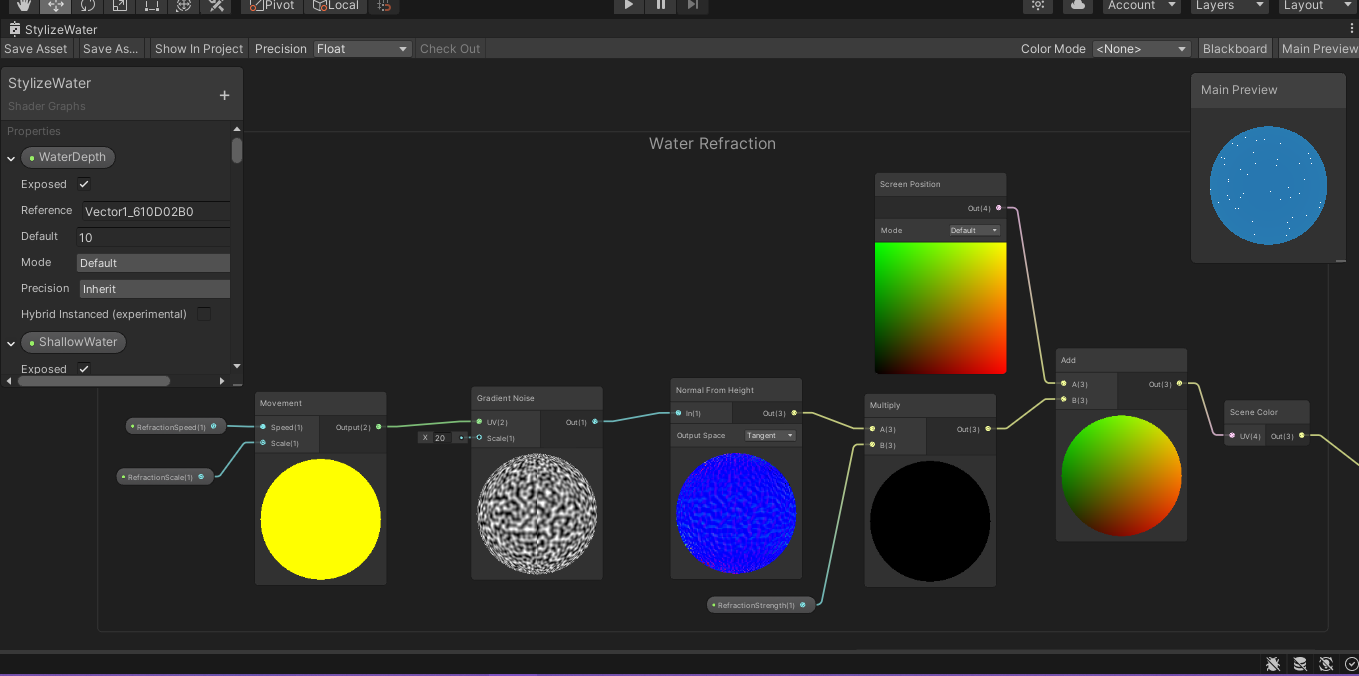 Shader In Game View Appears Dependent On Scene View Unity Engine