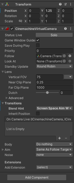 Virtual Camera Rotation Blending Not Working - Unity Engine - Unity ... Virtual Camera Rotation Blending Not Working - Unity Engine - Unity ...
