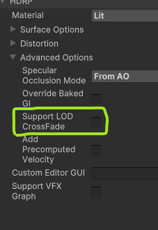 Make every shader have a dither crossfade effect (HDRP). - Unity Engine - Unity Discussions