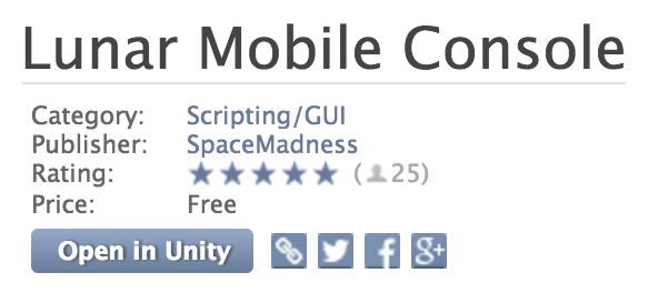 [Lunar Mobile Console] High-performance Unity iOS/Android logger built with native platform UI ...