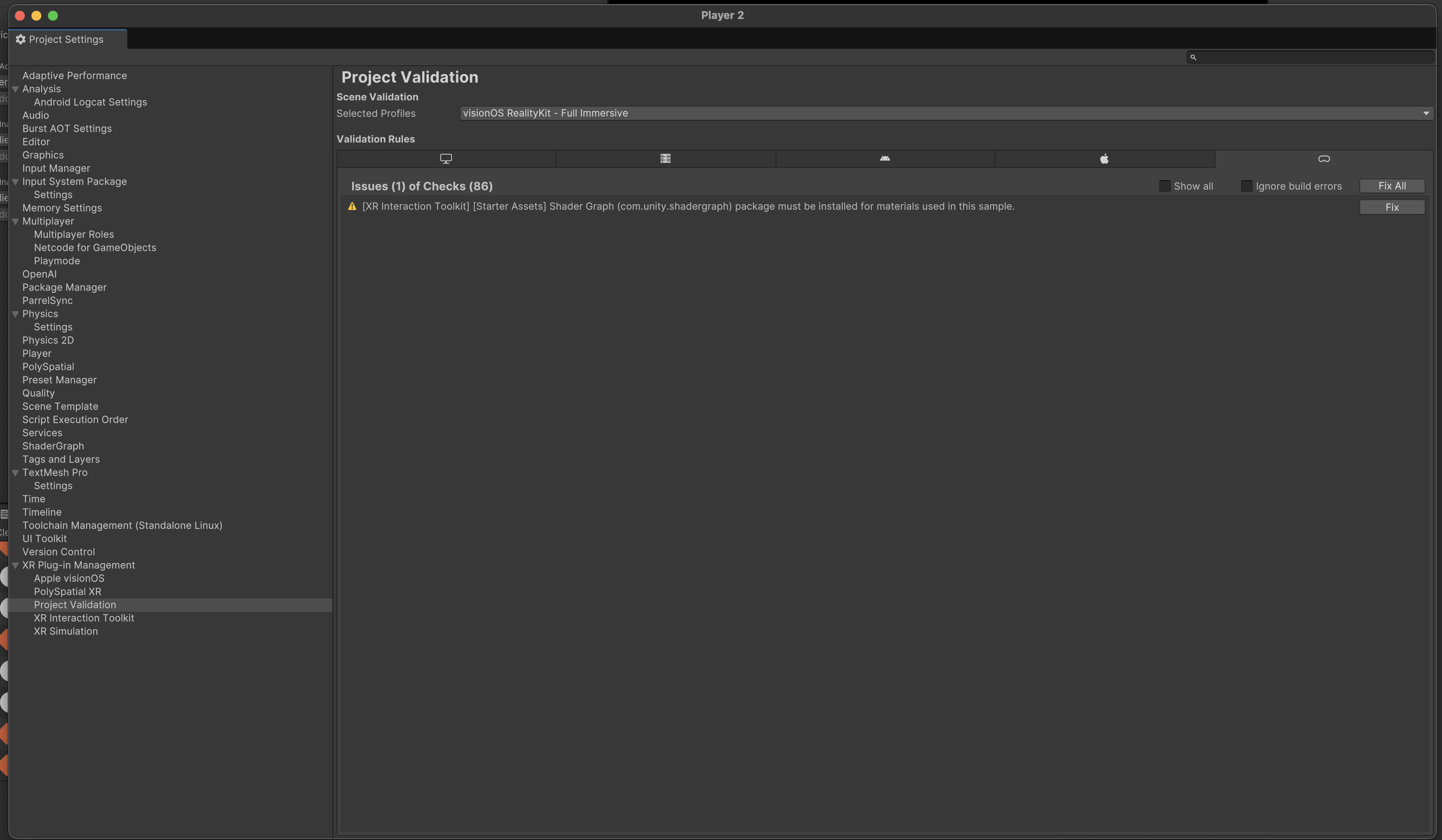 What is the correct minimal setup of XRI, Polyspatial 2 and RealityKit? - Unity Engine - Unity ...