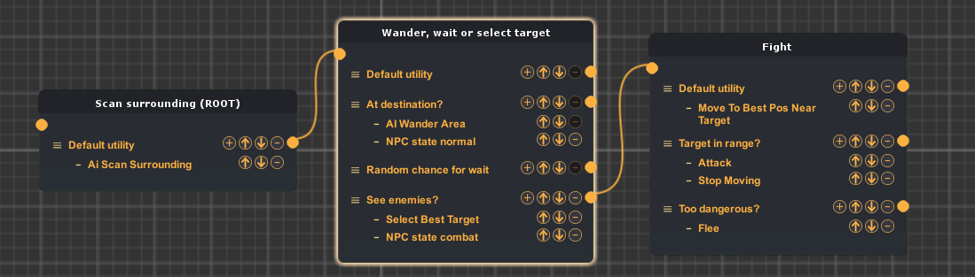 [RELEASED] RVSmartAI - node based utility AI framework with runtime editing and prefabs support ...