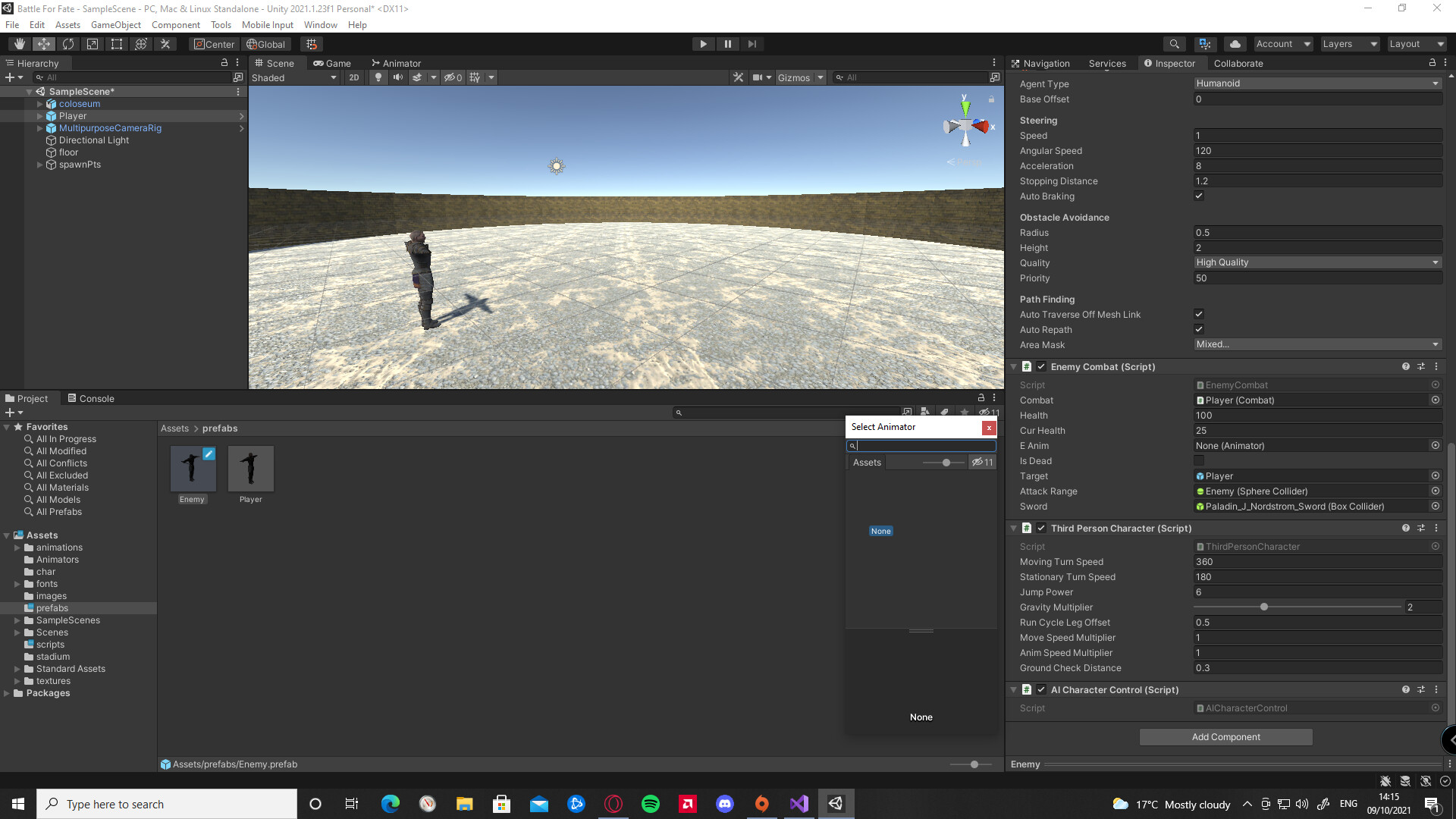 Can't attach Animator in public Animator script parameter. Help. - Unity Engine - Unity Discussions