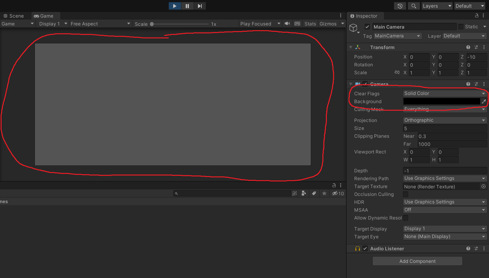 Why is the Canvas in my Game greying everything else? - Unity Engine ...