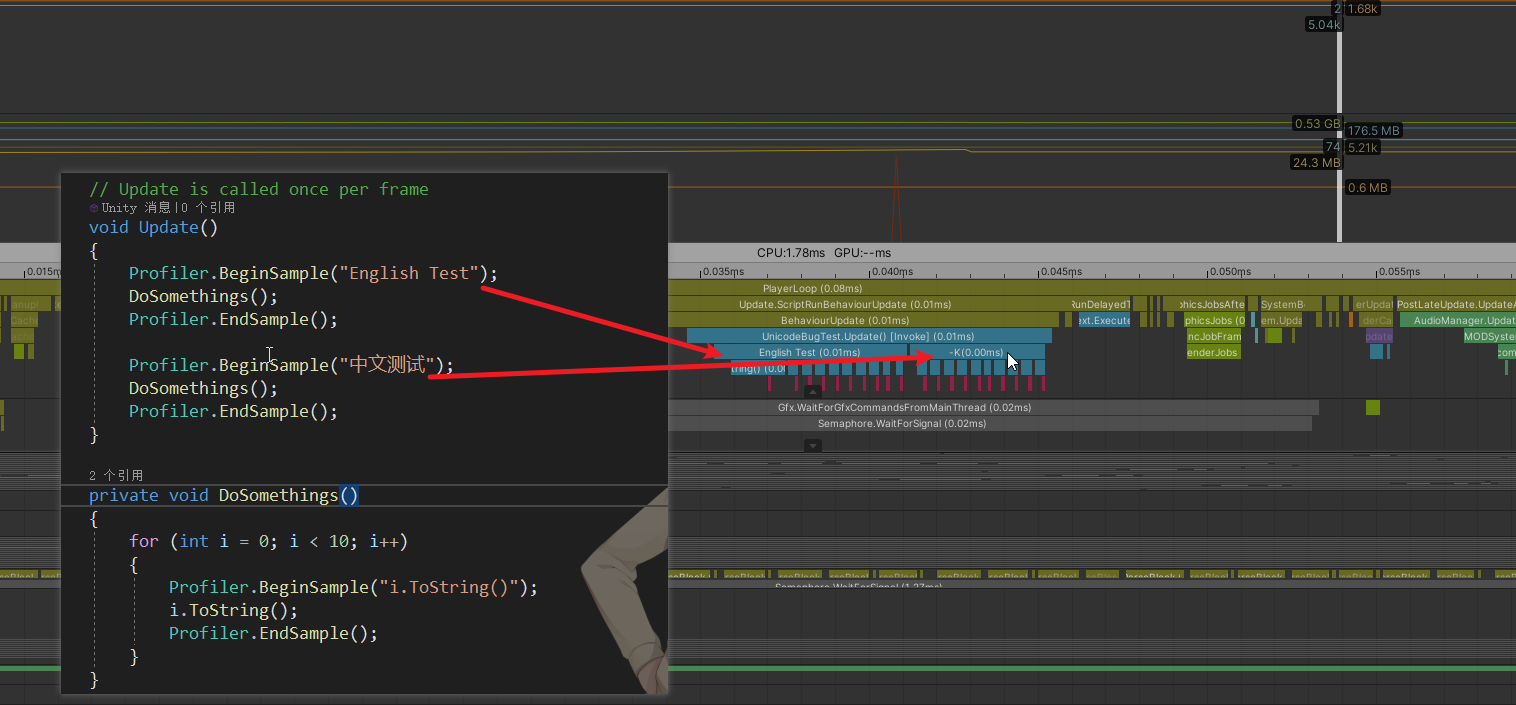 Can the Profiler tool support UTF8 characters? - Unity Engine - Unity Discussions