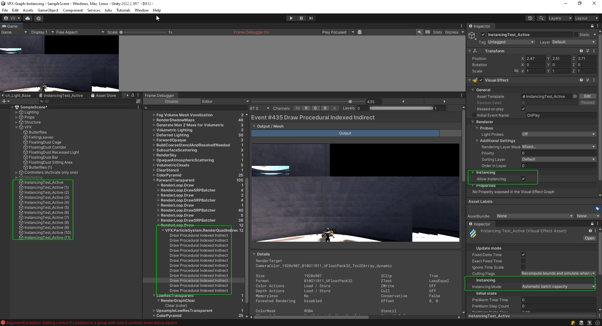 Vfx Graph Instancing Unity Engine Unity Discussions 4920