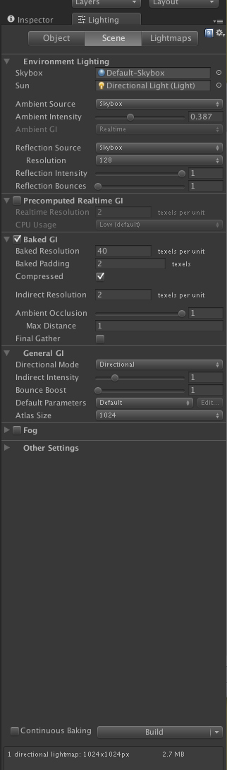 Baked Lightmap Not Used In Webgl Builds Unity Engine Unity Discussions 5106