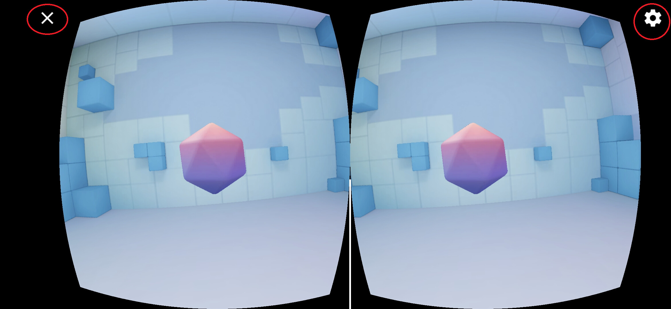 XR features - Gear Setting icon and Close button of cardboard VR mask not responding - Unity ...