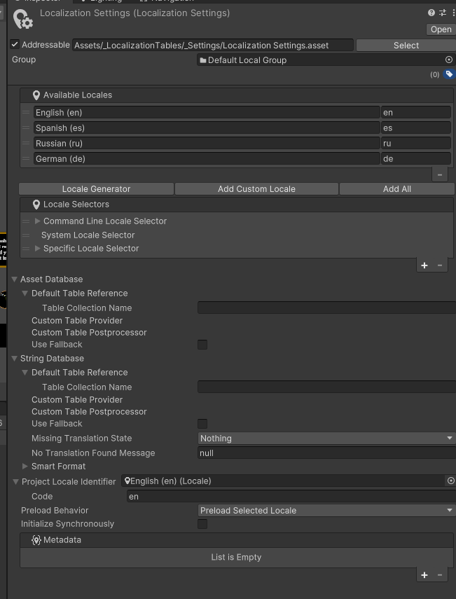 Localization and Addressables problem in BUILD: “Invalid path in AssetBundleProvider” - Unity ...