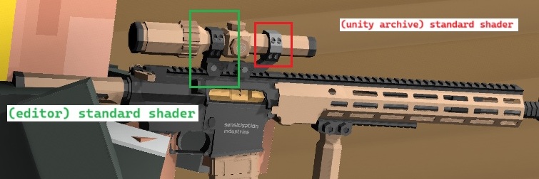 Different Color Visually Despite Having Same Standard Shader Unity Engine Unity Discussions
