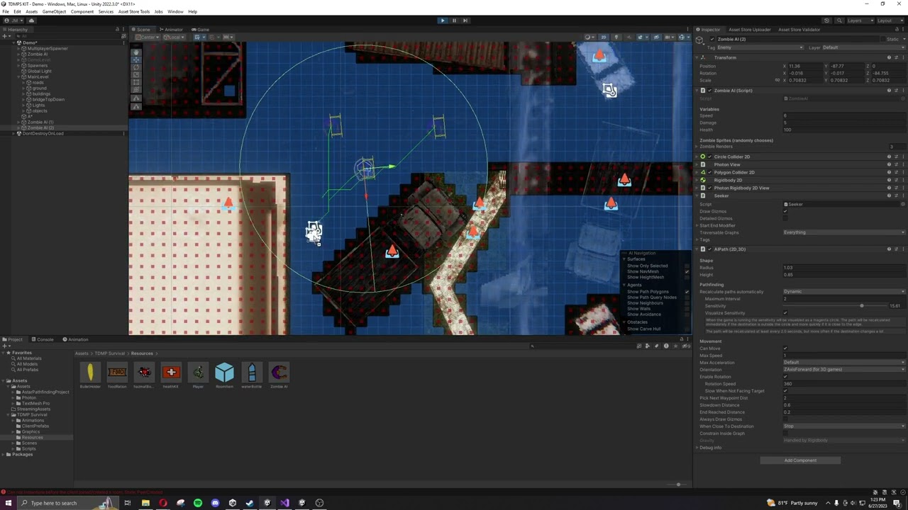 A* 2D pathfinding trouble - Unity Engine - Unity Discussions