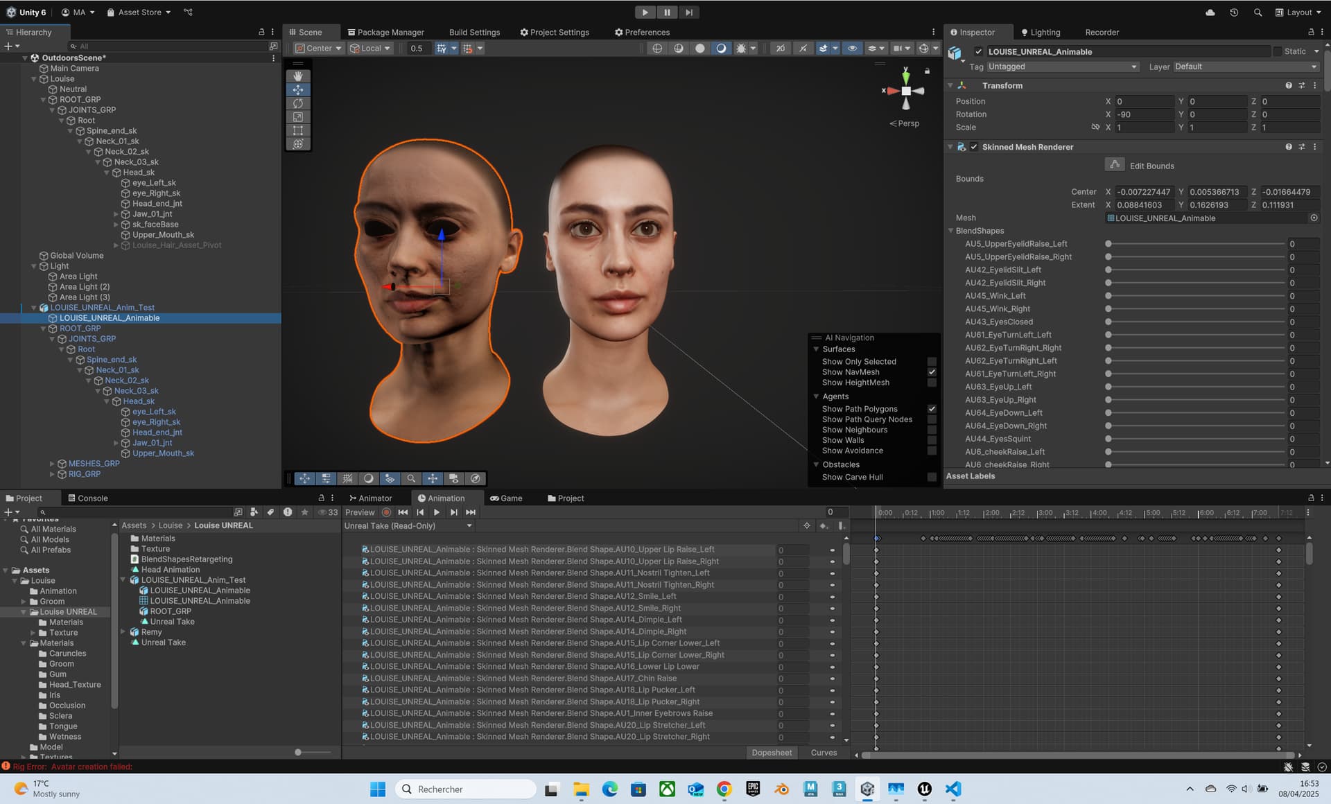 Retargeting BlendShapes from source to target mesh? - Unity Engine - Unity Discussions