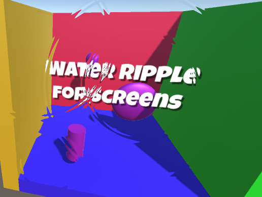 Water Ripple effect camera asset wont work when scene is rendered - Unity Engine - Unity Discussions