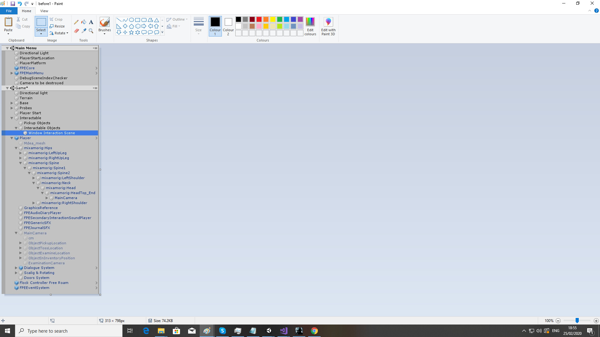 How can I get a reference to the main camera if it's in another scene ...