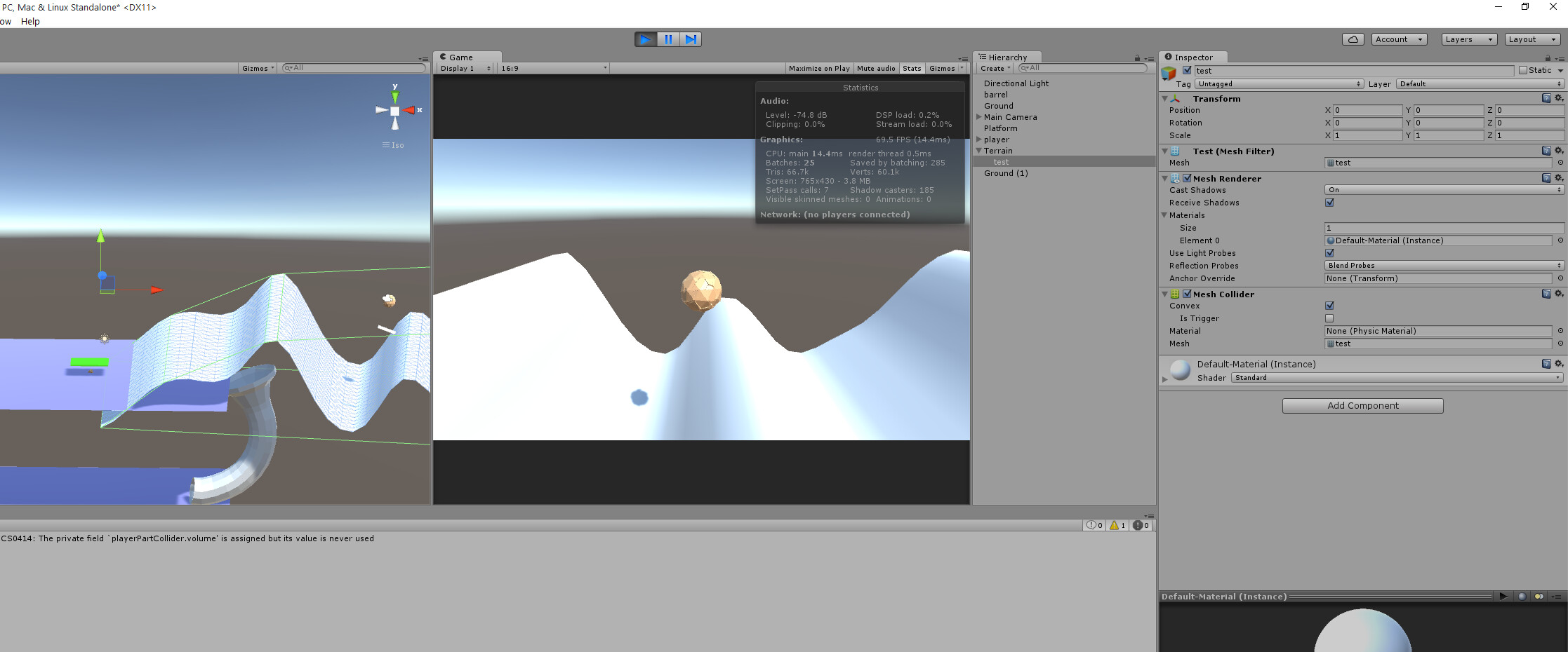 Generated mesh doesn't get the proper MeshCollider.sharedMesh - Unity Engine - Unity Discussions