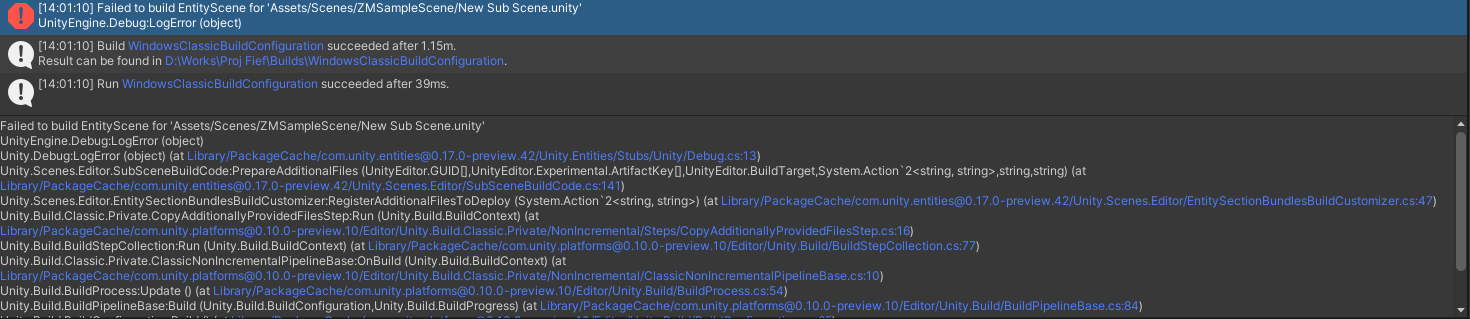 How to include subscene in build? - Unity Engine - Unity Discussions