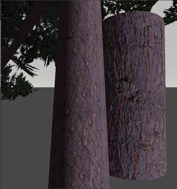 Two meshes, same material, only one shows bump mapping. Any ideas why ...