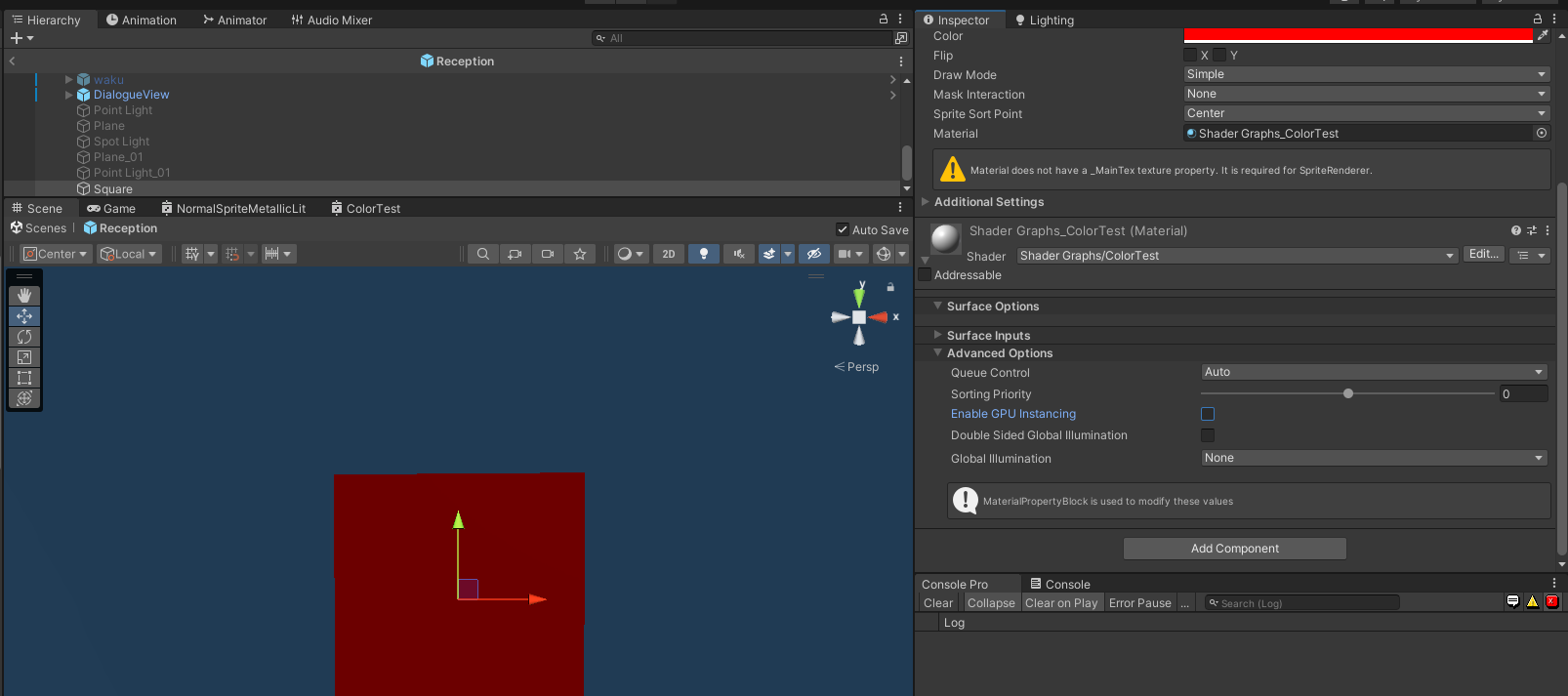 How is a sprite color passed to the shader graph? - Unity Engine - Unity Discussions