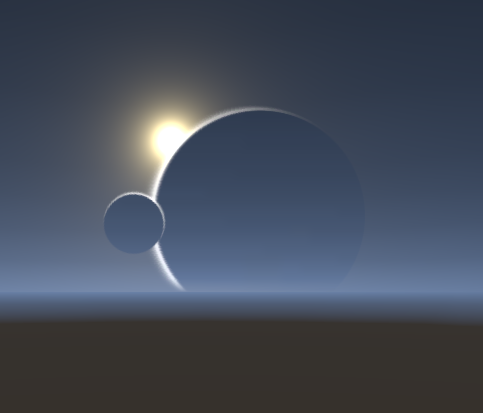 How to make a planet look like its outside atmosphere - Unity Engine ...