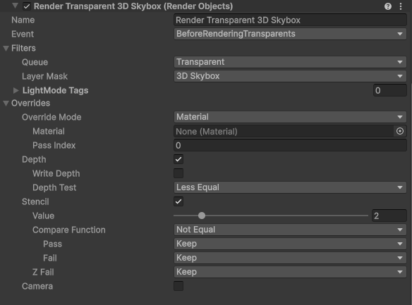 URP 3D Skybox with Custom Passes and Stencil Overrides - Depth Buffer and Particle Systems ...