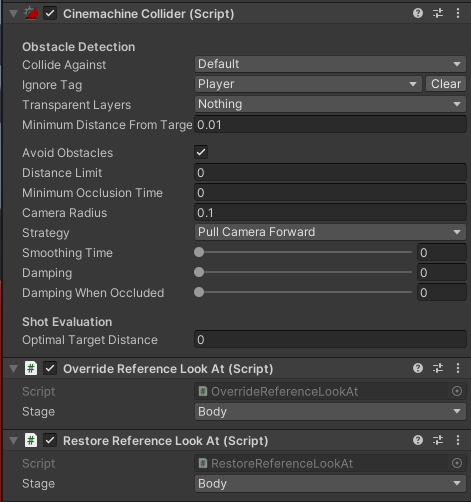 Cinemachine Collider "Pull Camera Forward" Strategy - Unity Engine - Unity Discussions