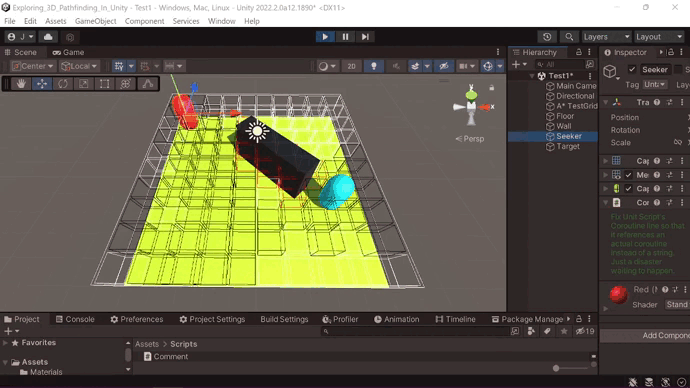 Converting Sebastian Lague Astar Pathfinding to 3D, how do I calculate node distance? - Unity ...