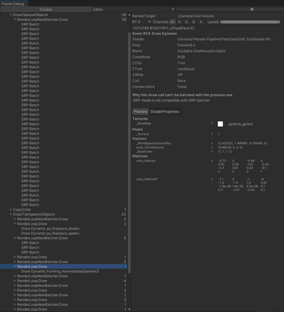 Could SRP batcher work with particles? - Unity Engine - Unity Discussions