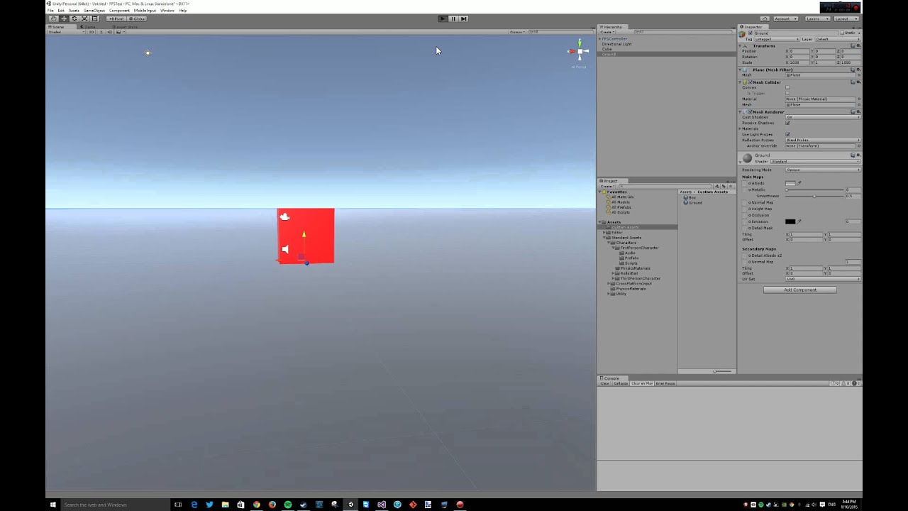 Object Stutter on Standard FPSController - Unity Engine - Unity Discussions
