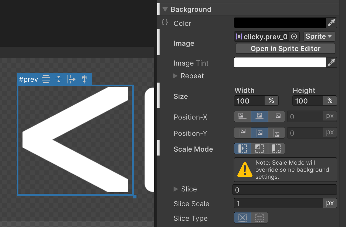 UI Toolkit `background-image` ignoring empty space in PNG and SVG ...