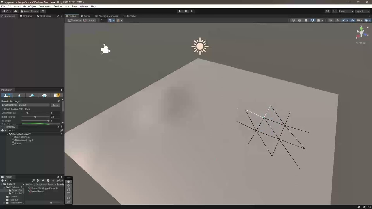 Polybrush can't hold left click and drag (brush locked at starting point). - Unity Engine ...