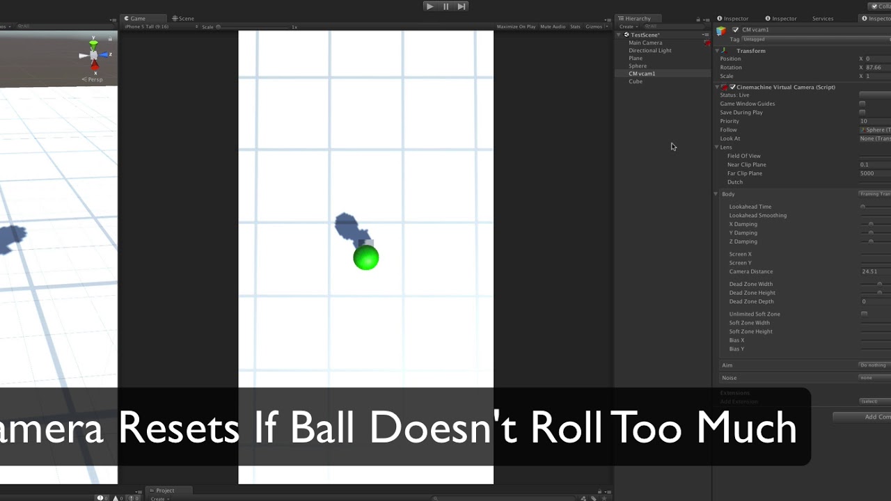 Framing Transposer and Smart Update Issue When Not Playing - Unity Engine - Unity Discussions