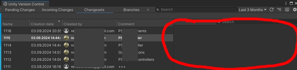 The merge cannot be done because some local changes cannot be processed. - Unity Services ...