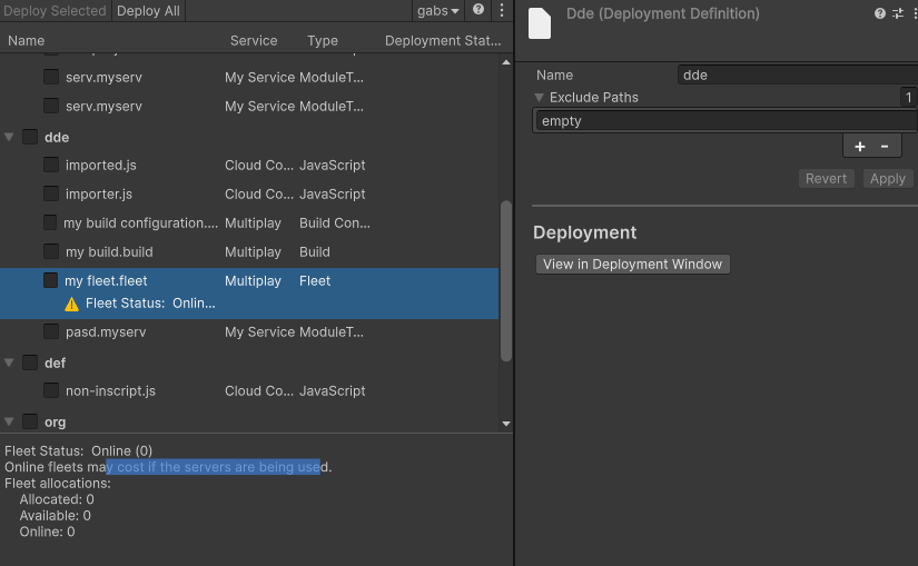 Deployment 1.4 and CloudCode 2.8 - Unity Services - Unity Discussions