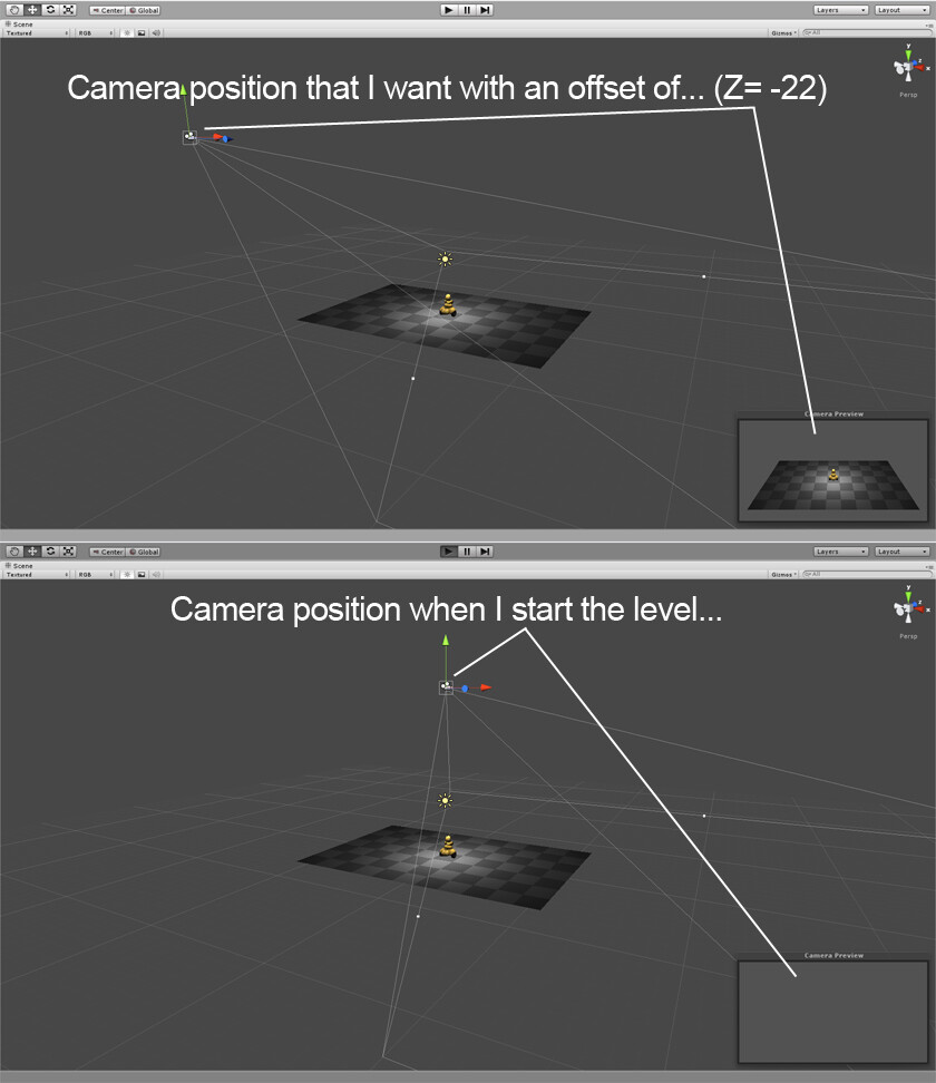 Camera Offset...? - Unity Engine - Unity Discussions