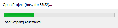 Loading project frozen on "Load Scripting Assemblies" - Unity Engine - Unity Discussions