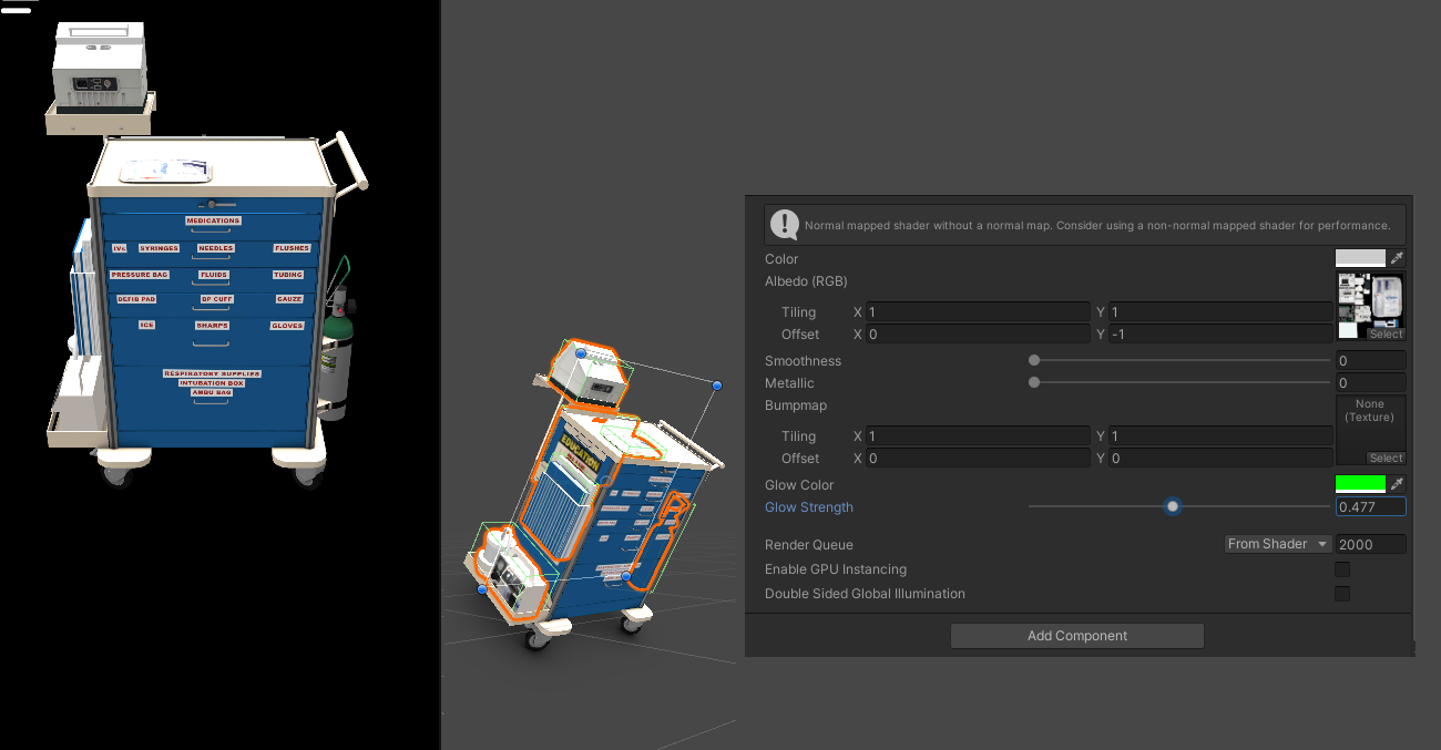 Shader property doesn't work from instanced prefab from asset bundle. - Unity Engine - Unity ...