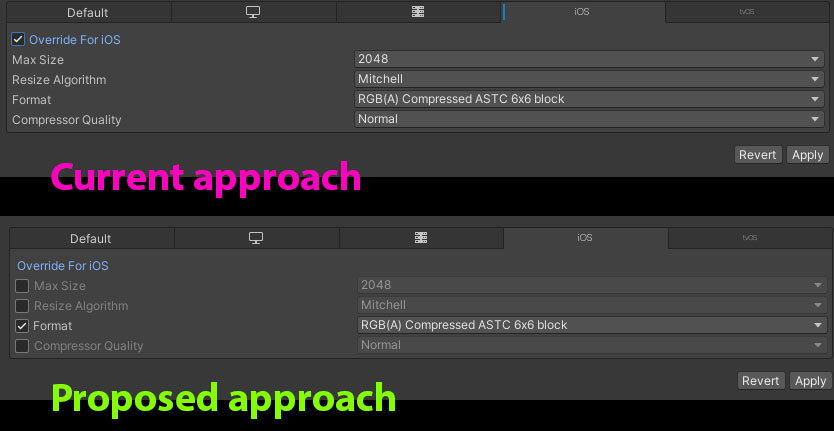 Texture 'Platform Overrides' advise.. - Unity Engine - Unity Discussions