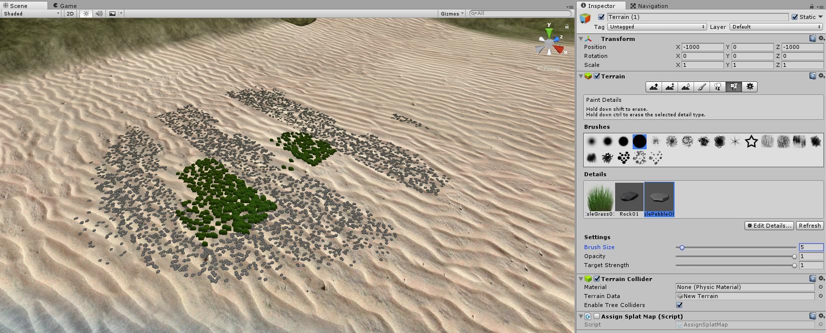 Detail Mesh painting on terrain not working correctly - Unity Engine - Unity Discussions