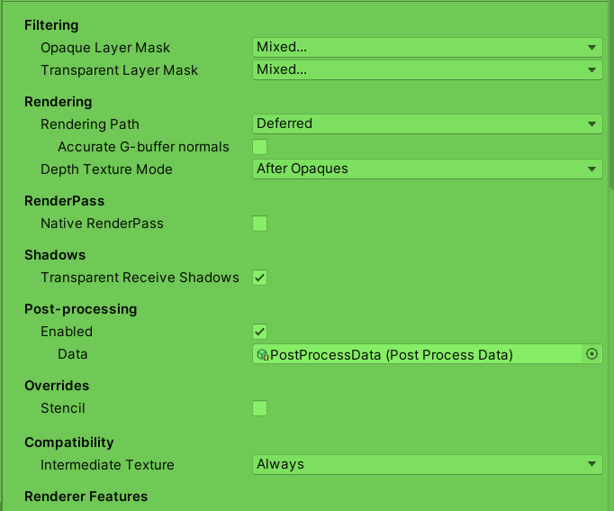 Can you choose the rendering path of render objects? - Unity Engine ...