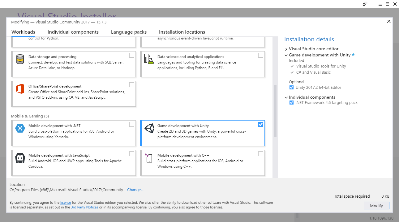 Unity downloaded via Visual Studio Vs download from Unity.com - Unity Engine - Unity Discussions