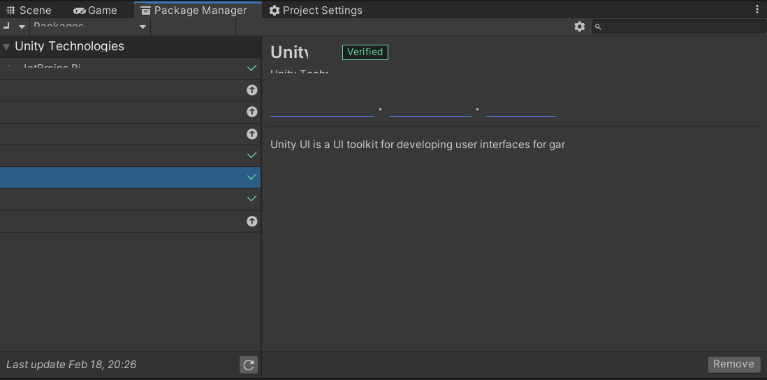 Package Manager window layout broken - Unity Engine - Unity Discussions