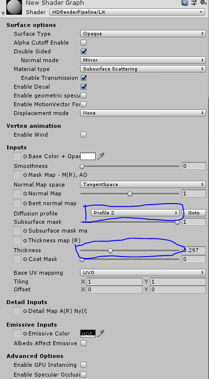 Subsurface scattering in HD pipeline? - Unity Engine - Unity Discussions