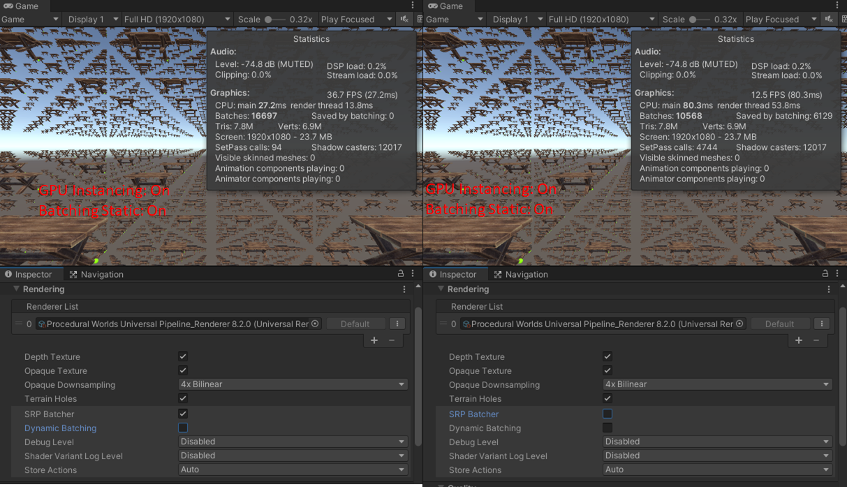 GPU Instancing doesnt seem to improve Performance - Unity Engine - Unity Discussions
