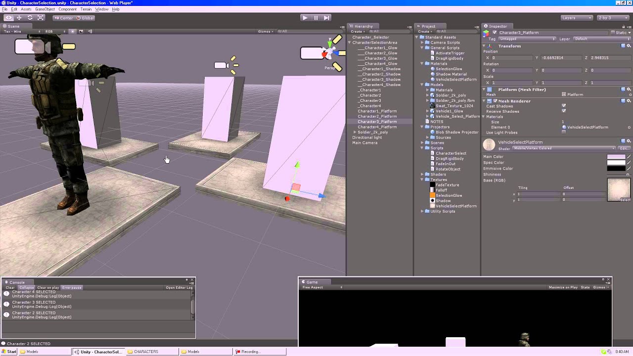Free Unity tutorial - Creating a Character Selection Scene - Learn Content - Unity Discussions